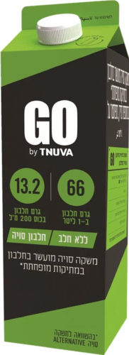 חלב תנובה Go - אתר הצמחונות והטבעונות הישראלי